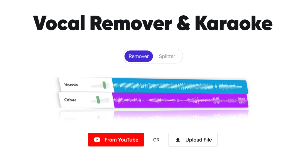Vocal Remover Online & AI Karaoke Maker